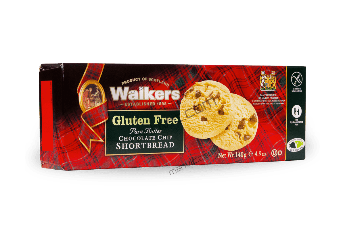 Walkers Gluten Free Choc Chip Cookies - Mahvic Pakistan
